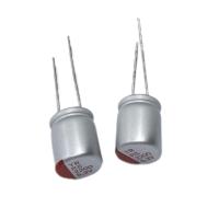 China 2200μF 6.3V Aluminum Electrolytic Capacitor 10×12mm for Circuit Performance Enhancement and Extended Service Life for sale