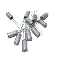 China 6.3x14mm Solid Oxide Electrolyzer 680UF 25V Aluminum Electrolytic Capacitor for sale