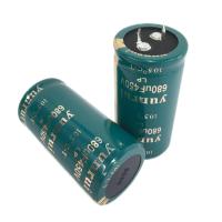 China Krunter 680uF 450V Snap-in Aluminum Electrolytic Capacitor 105°C Long Life Industrial Grade for sale