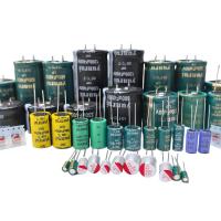 China GUOLUN High Capacitance Radial Aluminum Electrolytic Capacitor 105°C Long Lifespan for sale