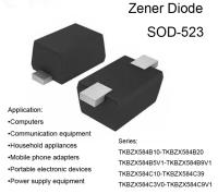 China SOD-523 Zener Diodes 10V-20V Voltage Regulator for Power Supplies Telecom Automotive for sale
