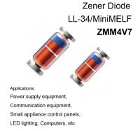 China ZMM4V7 LL-34 MiniMELF Zener Diode 500mW 4.7V Voltage Regulator Diode for sale