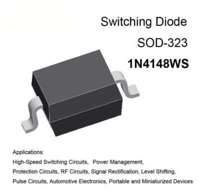 China 1N4148WS SOD-323 Switching Diode 100V 300mA Fast Switching Surface Mount for sale