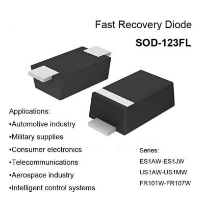 China SOD-123FL Fast Recovery Diodes 1A 50V-1000V FR ES US Series for Compact Rectification for sale
