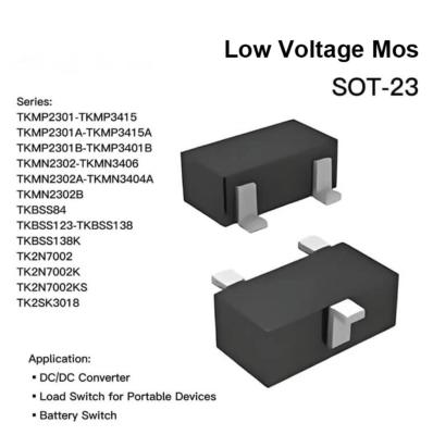 China SOT-23 Plastic Package Low Voltage Mosfet 2N7002 for sale
