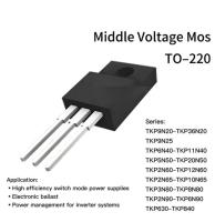 China TO-220 N-Channel MOSFET 200V-900V 2A-36A Low RDS(on) Power Transistor for sale