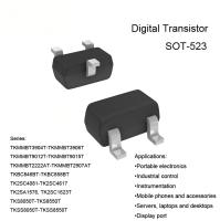 China SOT-523 Digital Transistor 150mW 10K/10K Resistor Ratio for Simplified Circuit Design for sale