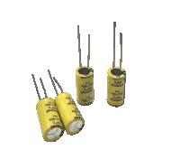 China 33UF 160V Low ESR Radial Lead Aluminum Electrolytic Capacitor 105°C for sale