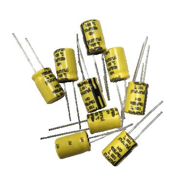 China 10UF 500V 105°C Radial Aluminum Electrolytic Capacitor Low ESR High Ripple Current for sale