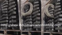 China Stable Rubber Tire Plastic Waste Shredder High Strength Wear Resistance for sale