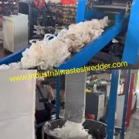 China Industrial Stretch Film Shredder PE / LDPE Plastic Films Grinder Large Capacity Customized for sale