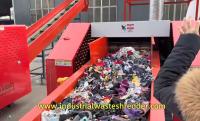 China Waste Fabric Grinder Clothes NonWoven Textile Crusher Power Saving Rotary Blades Cutter for sale