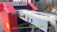China Disposal Skin Fleece Shredder 22KW Cutting Motor 8P Dry Animal Sheep Wool Crusher Machine For Pellets for sale