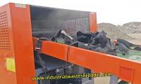 China Car Interior Waste Grinder Fabric Carpet Roof Leather Crusher Customized Capacity And Discharge Size for sale