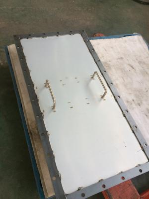 China Fireproof Heat Insulating Door Panels Stainless Fabrication Custom Made for sale