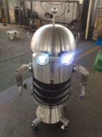 China 304 Custom Stainless Steel Fabrication Pizza Planet Robot Custom Made To Transport Pizza From Kitchen To Guest's Table. for sale