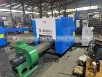China Mattress Edge Shredder Machine Sponge Fabric Waste Crusher High Efficiency Blower Discharge for sale