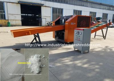 China Mesh Clothes Cutting Machine Glass Fiber Cloth Shredder Power Saving Rotating Knife for sale