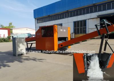 China Polyester Dacron Fiber Yarns Industrial Waste Shredder High Elastic Strength Cutting Machine for sale