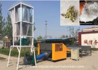 China Nylon Yarn PA66 / PA6 Industrial Waste Shredder High Strength Yarns Crusher Rotary Cutting for sale