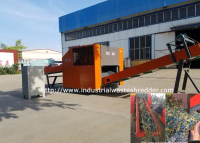 China PP Raffia Ropes Nets Plastic Waste Shredding Machine Rotary Blades High Efficiency for sale