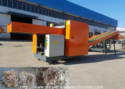 China EFB / Palm Fiber Cutting Machine Kenaf Flax Cutter Rotary Blade With Dust Control for sale