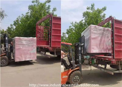 China PP Raffia Air Bags Waste Shredder Machine With Rotary Blades Sharpener for sale