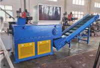 China D2 Blade Single Shaft Shredder For Plastic Lumps PP PE PVC PS 22KW Motor for sale
