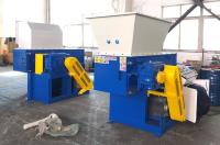 China D2 Blade Single Shaft Shredder For Plastic Lumps PP PE PVC PS 22KW Motor for sale