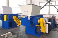 China D2 Blade Single Shaft Shredder For Plastic Lumps PP PE PVC PS 22KW Motor for sale
