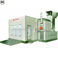 China Orange Diesel Spray Paint Booth for Vehicle Painting in Orange Color and Efficiency for sale