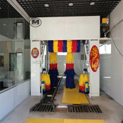 China Stainless Steel Fully Automatic Car Wash with 7500mm Length Channel for sale