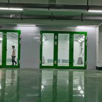 China 48pcs LED Lamps and 7.5KW Exhaust Fan CE Approved Spray Booth for Automotive Painting for sale