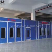 China NM Disc Dia. Semi Down Draft Car Painting Spray Booth for Auto Painting Operation for sale