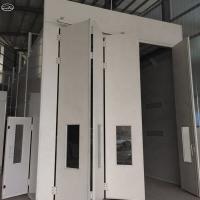 China Diesel Burner Truck Spray Booth 220V 39KW With LED Light And 11KW Fans for sale