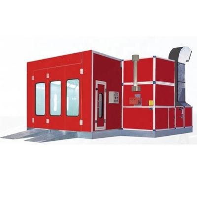 China CE Certified Car Spray Booth with Air Circulation System 1 x 7.5kw Direct Drive Intake Fan for sale