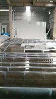 China 15KW Fiberglass Floor Filter Diesel Spray Booth for Car Painting Room in 2024 Diesel for sale