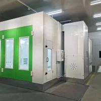China Direct Disc Dia. nm Car Painting and Baking Spray Booth with G10 Diesel Burner for sale