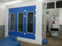 China CE Certified Car Spray Booth with Air Circulation System 1 x 7.5kw Direct Drive Intake Fan for sale