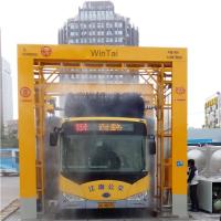 China Two Side Brush 14kw Channel Type Automatic Bus Washing Machine For Thorough Cleaning for sale
