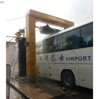 China Two Side Brush 14kw Channel Type Automatic Bus Washing Machine For Thorough Cleaning for sale