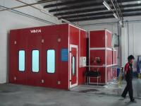China European Type Air Exhaust Fan and LED Lighting System Installed in Car Painting Booth for sale