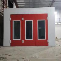 China European Type Air Exhaust Fan and LED Lighting System Installed in Car Painting Booth for sale