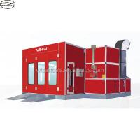 China European Type Air Exhaust Fan and LED Lighting System Installed in Car Painting Booth for sale