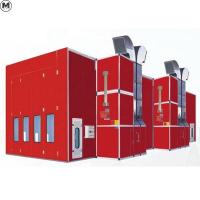 China Truck Paint Room Bus Spray Booth with 2 Sets of 11KW Intake Fans and LPG Heating Source for sale