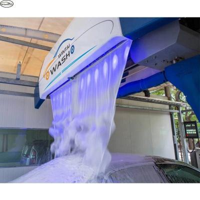 China 3400mm Installation Height Fully Automatic Touchless Car Washer With Detergent Spraying for sale