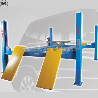 China 4000kgs Lifting Capacity 4 Post Car Hoist 4720mm Length 2.2KW Motor Power for sale