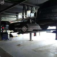 China Hydraulic Ground Hidden Design Single Post Car Lift For 3500kg Vehicles for sale