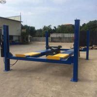 China Hydraulic Car Ramp with 2.2KW Motor Power and 480mm Secondary Jack Lifting Height for sale