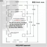 China Hydraulic Car Ramp with 2.2KW Motor Power and 480mm Secondary Jack Lifting Height for sale